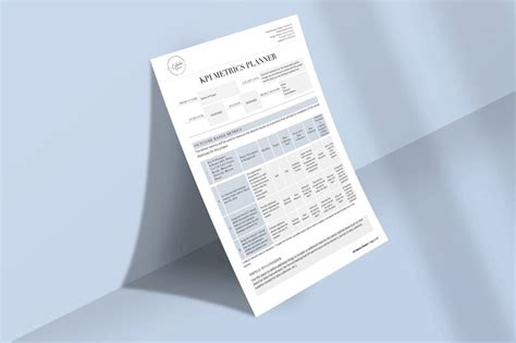 Kpi Planner Template Metrics Planner Template Project Management Ms Word Kpi Examples Kpi Planner Template Metrics Planner Template Project Management Ms Word Kpi Examples