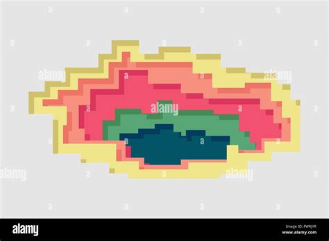 Pixel Layering Vector Stock Vector Image And Art Alamy
