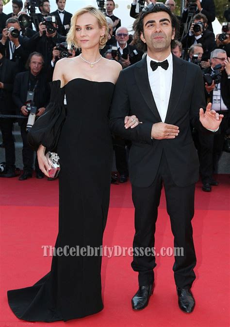 Diane Kruger 2017 Cannes Film Festival Red Carpet Black Evening Dress