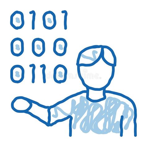 Human Binary Hand Stock Illustration Illustration Of Learning 69227298