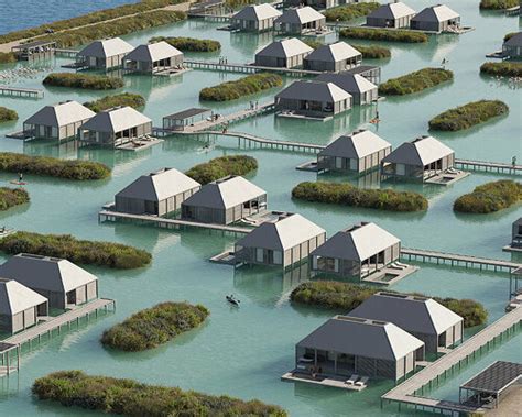 Mast Develops Floating Architecture System From Flat Pack Modules