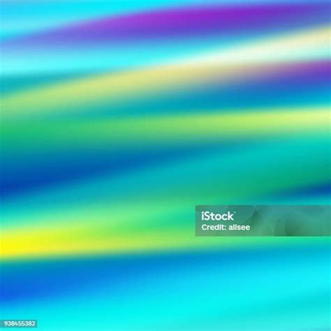 Ilustración De Fondo Azul Holográfico Y Más Vectores Libres De Derechos