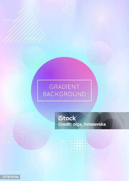 홀로그램 모양 라운드 비즈니스 배경 간단한 전단지 디지털 유체 블루 테크 패턴 추상 배경입니다 트렌디한 도트 라이트 컨셉 바이올렛 홀로그램 모양 0명에 대한 스톡 벡터 아트