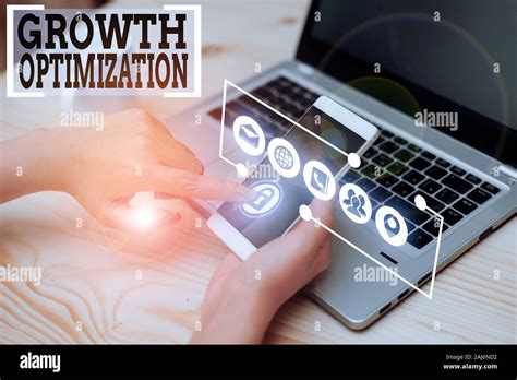 Conceptual Hand Writing Showing Growth Optimization Concept Meaning Finding An Alternative With