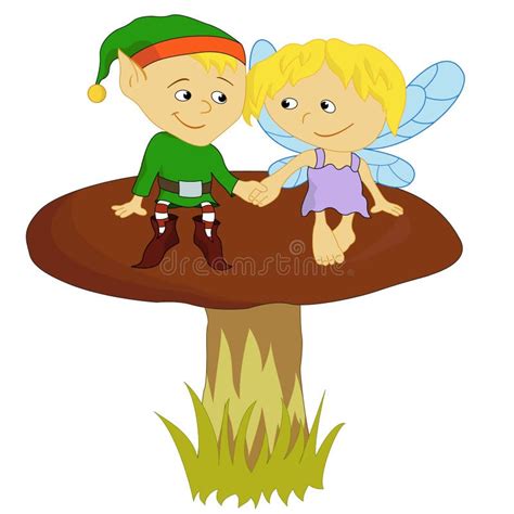 Elf And Fairy Stock Vector Illustration Of Vector Grass 29384431