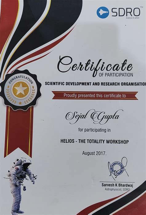 Sejal Gupta On Linkedin Scientific Development And Research Organization