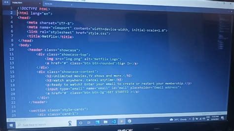 Day04 100daysofcodechallenge Netflixclone Html Css Sublime