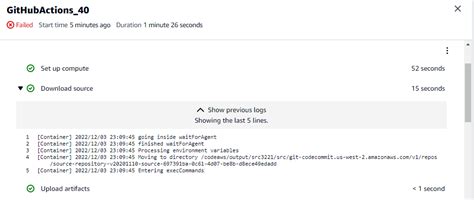 Trying To Use Flutter Github Action In Codecatalyst Doesnt Work Aws