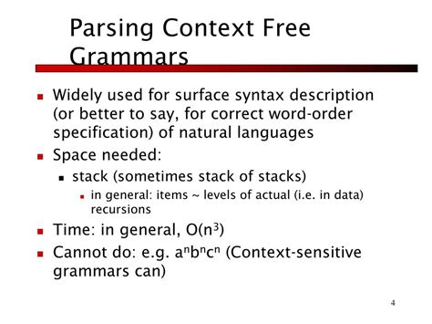Ppt Introduction To Natural Language Processing 600465 Parsing