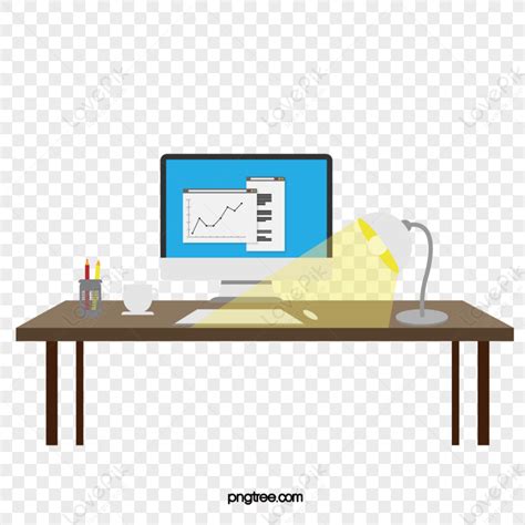 사무용 책상점원사업과학 Png 일러스트 무료 다운로드 Lovepik