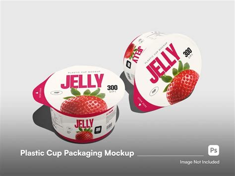 Мокет кекса в 3d Премиум Psd