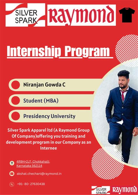 niranjan gowda c on linkedin i am happy to share that i started my internship in raymond group of…