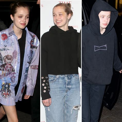Shiloh Jolie Pitt Street Style Photos Then And Now Life And Style