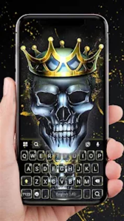Crown Skull King Keyboard Back For Android Download