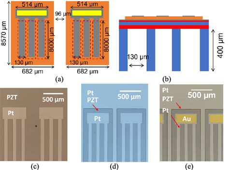 Schematics Of The Device With The Dimensions Shown In A Cross Section