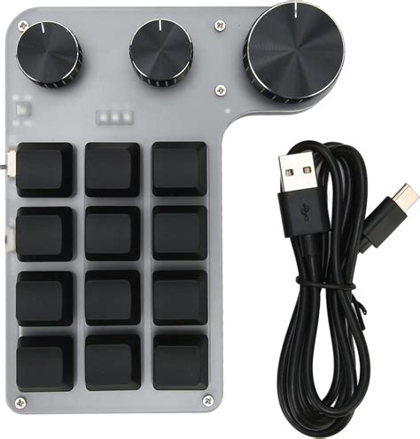Amazon One Handed Macro Mechanical Keyboard Keys Mechanical Keyboard With Knobs USB