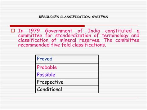 Unfc Concept And Teminologyppt Geology Science