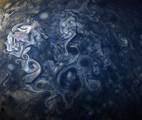 Nasas Juno Spacecraft Views “jupiter Blues”