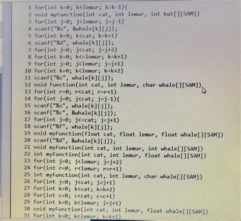 Solved For Each Line Of Code Labelled With A Letter Give Chegg Com