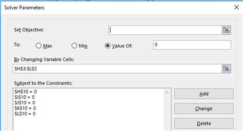 Figure E 4 Solver Set Up For Fd Solution Of The Triangular Fin