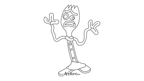 Toy Story 4 Forky Coloring Pages [2025]
