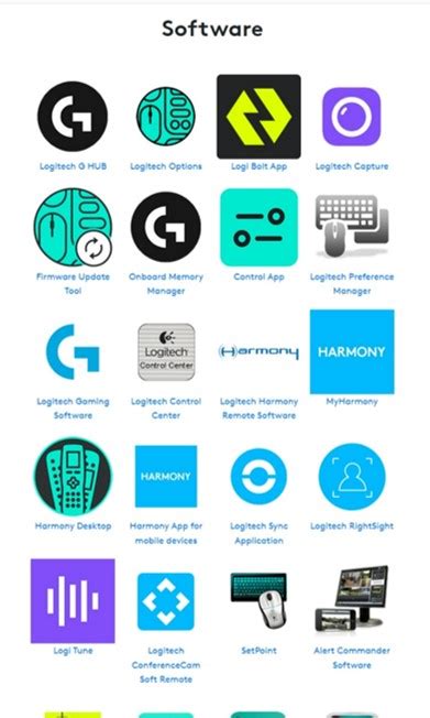 Logitech Software Software Logitech