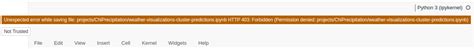 GCP Jupyter Permission Denied When Saving Forbidden Part Fast Ai Course Forums