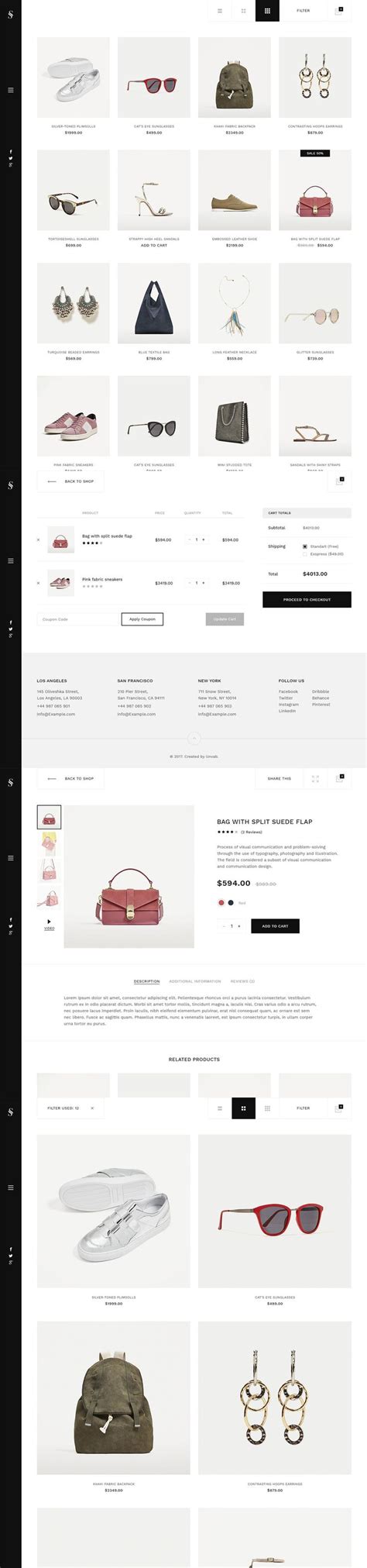 Skiboo Modern And Minimal Ecommerce Psd Template Modern Minimal