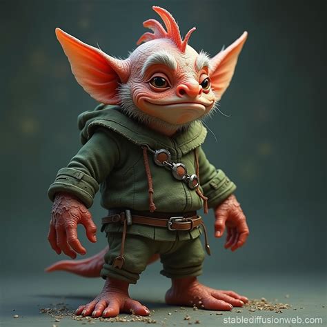 Dwarf Fish Man With Unique Limbs Stable Diffusion Online