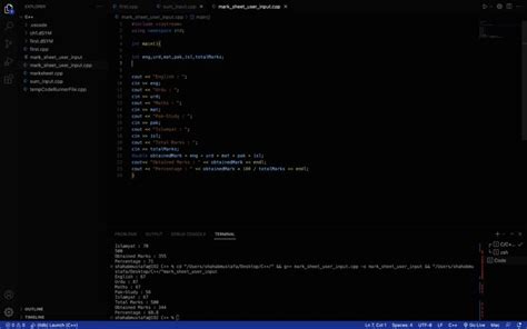 Shahab Mustafa On Linkedin I Build Marksheet In C C Very Easy