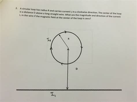 solved a circular loop has radius r and carries current i 2