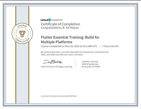 b sai kalyan on linkedin flutter