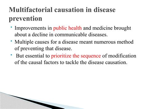 Multifactorial Theory Of Disease Causationpptx