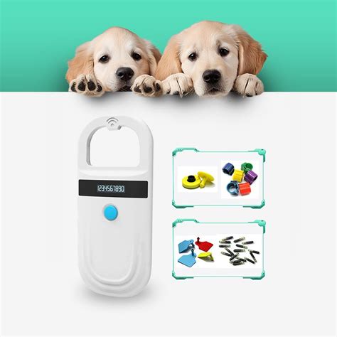 Bluetooth Microchip Scanner For Cats Dogs Fdx Bemid 256 Records Data Storage