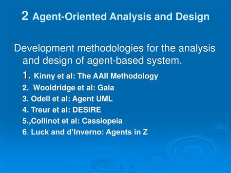 Ppt Agent Oriented Software Engineering Powerpoint Presentation Free
