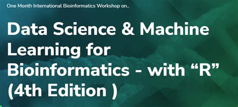 One Month International Workshop on - Data Science & Machine Learning ...