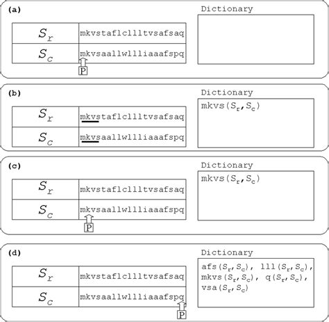 An Example Of Dictionary Creation Download Scientific Diagram