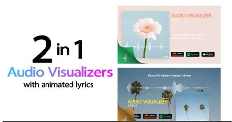 Minimal Audio Visualizer With Lyrics Intro Download