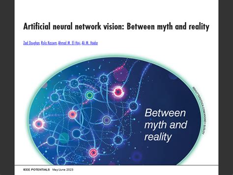 Ieee Potentials Magazine Mayjune 2023artificial Neural Network Vision