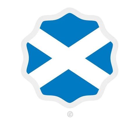 스코틀랜드 국기 스티커 Ai Eps Uidownload
