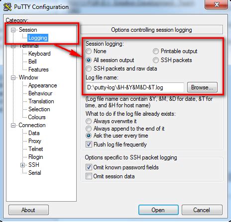 Putty Simple Trick To Log All Session Output By Default Viktorious Nl All Things Cloud Native