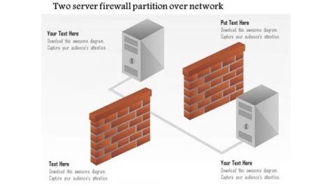servers firewall powerpoint templates slides and graphics