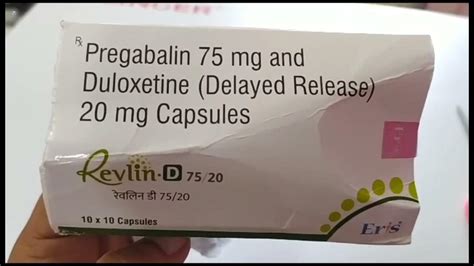 Revlin D 7520 Capsule Pregabalin And Duloxetine Capsules Revlin D