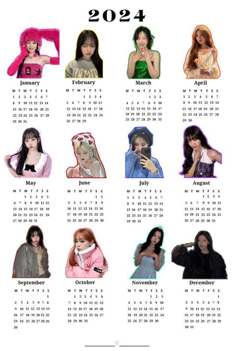 Loona Calendar 2024