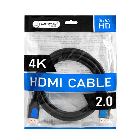 Hdmi 2 0 Cable 6ftcb4226bl Unno Tekno