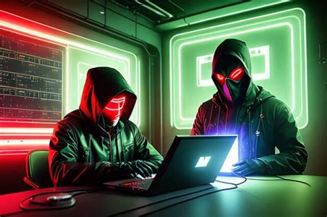 Premium Ai Image Scifi Masked Hacker Is Blacking Electric Meter