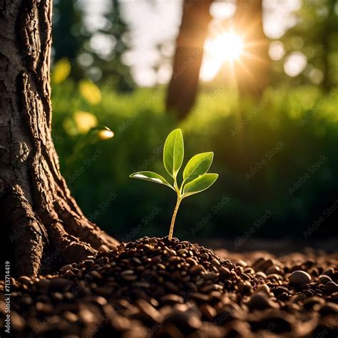 The Image Of A Seed Growing Into A Tree Symbolizes How Knowledge And Learning Can Develop Into