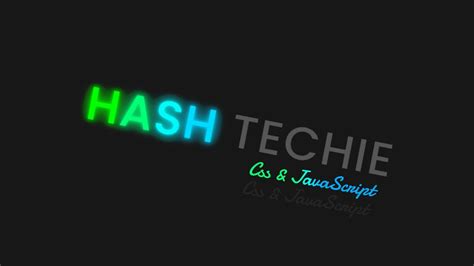 Text Hover Effect Using Css And Javascript Youtube