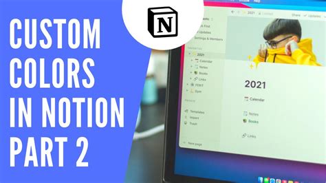 Custom Color In Notion Part YouTube