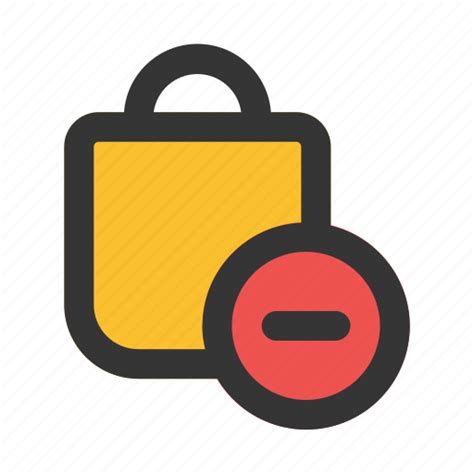 Remove Cart Delete Shopping Bag Cancel Icon Download On Iconfinder